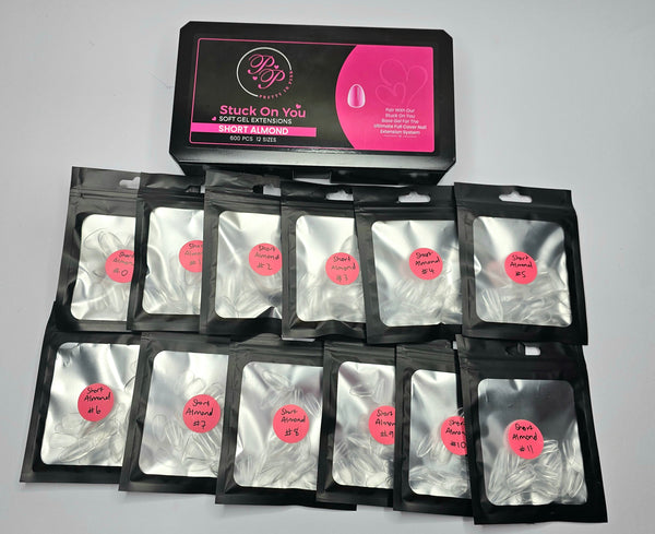 Soft Gel Tip Refills - Almond – Pretty In Pink - Nail & Beauty Supplies